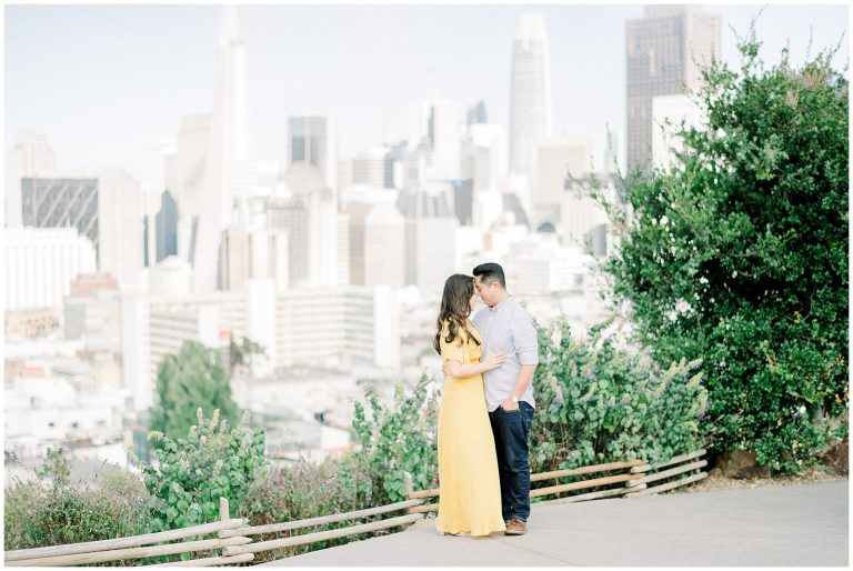 San Francisco Skyline Engagement | Susan & Justin • Ether & Smith