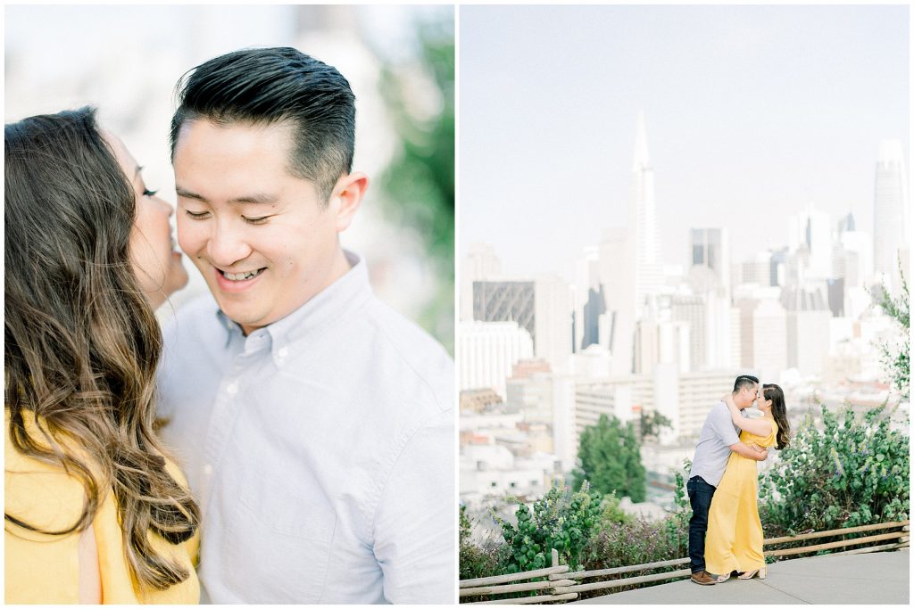 San Francisco Skyline Engagement | Susan & Justin • Ether & Smith